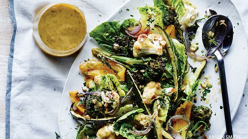 Roasted Veggies with Lemon Tarragon Trickle Recipe