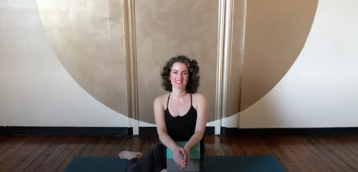 A Bridge Pose Variation to Realign Your SI Joint & Relieve Lower Back Pain