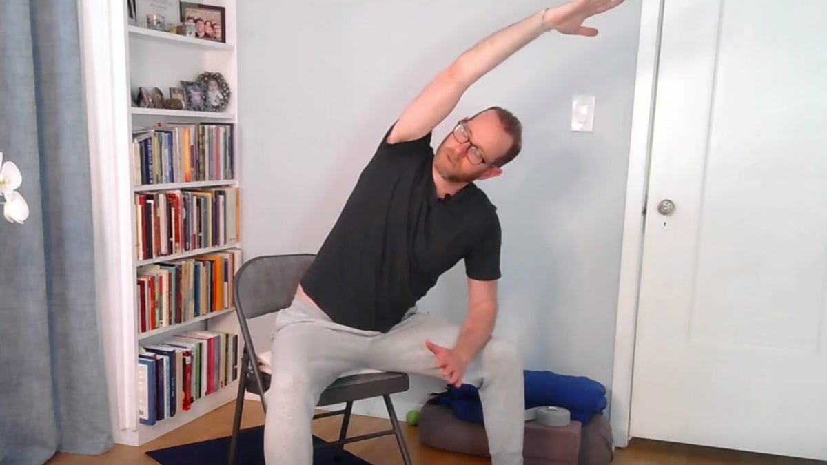How to Practice Side Bends in Chair Yoga - Yoga Journal