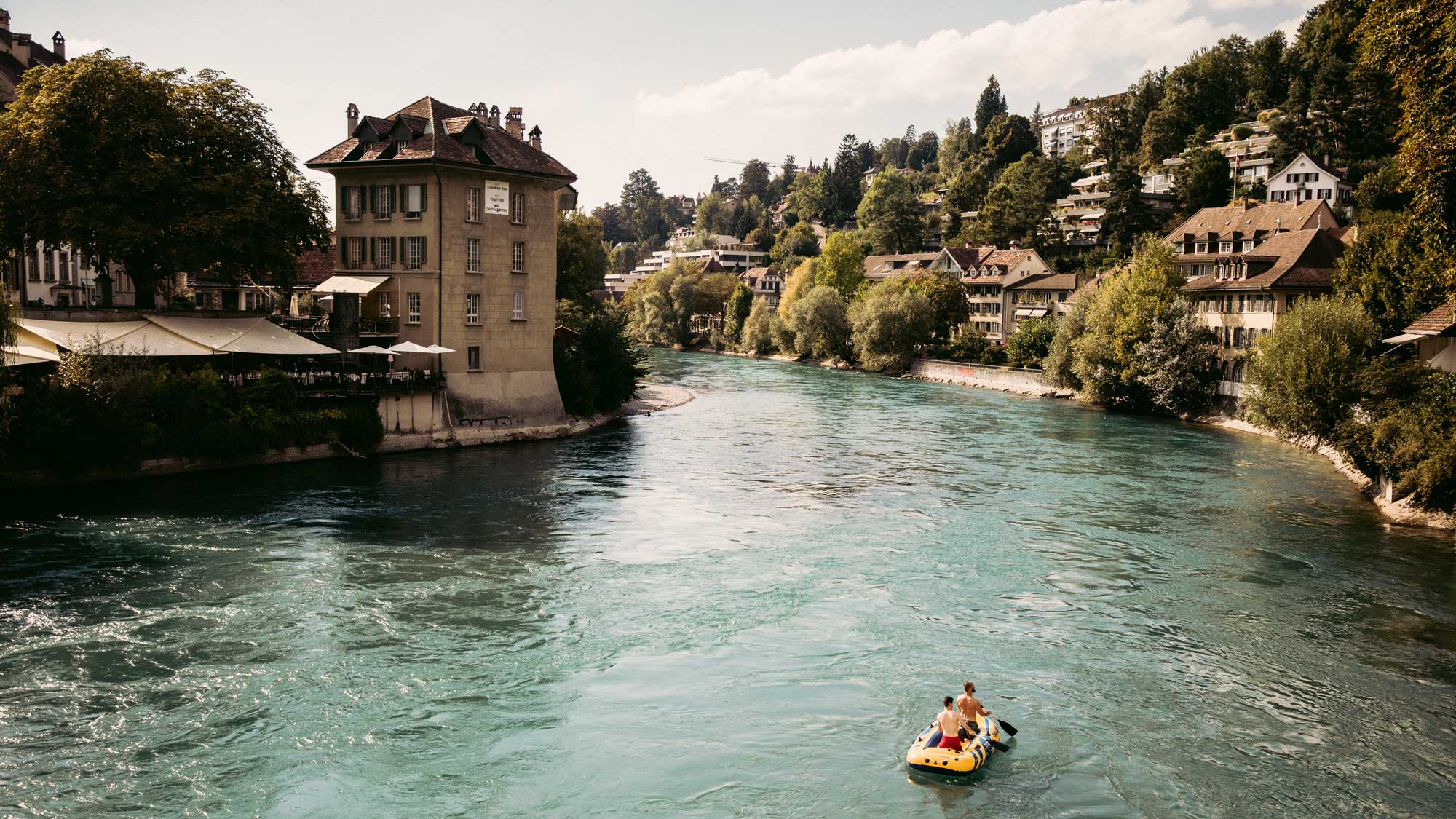 Floating On the Aare River in Switzerland | How One Yogi Found Zen